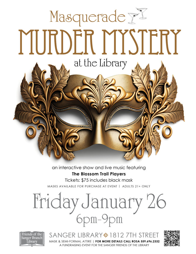 Murder Mystery at the Sanger Library - Friends of the Fresno County ...